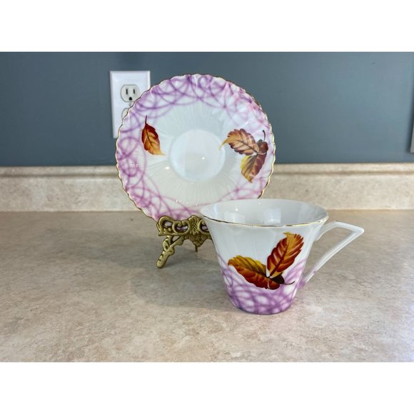 Kikusui | Kitchen | Kikusui China White Wpink Swirl Gold Trim Tea Cup ...
